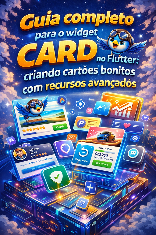 Guia completo para o widget Card no Flutter: criando cartões bonitos ...